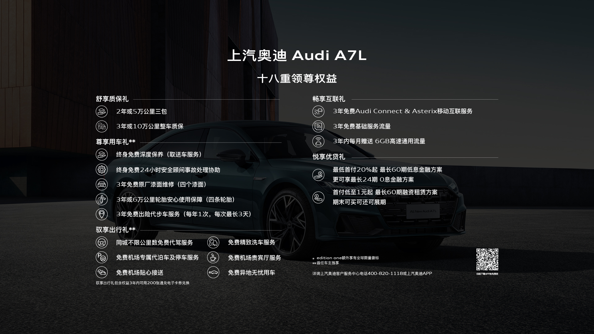 奥迪 A7L_A7L奥迪2022款价格_配置 | 上汽奥迪汽车品牌官网