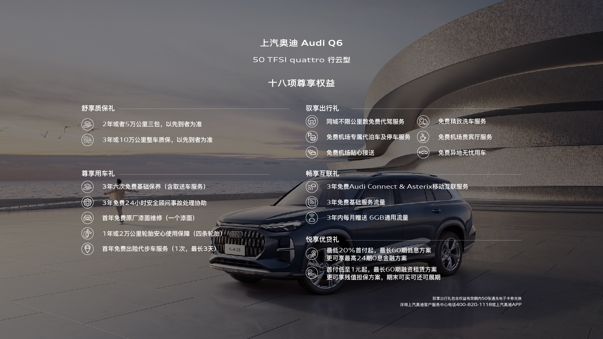 奥迪Q6,2023新款SUV Q6车型价格及图片,参数配置上汽奥迪汽车品牌官网